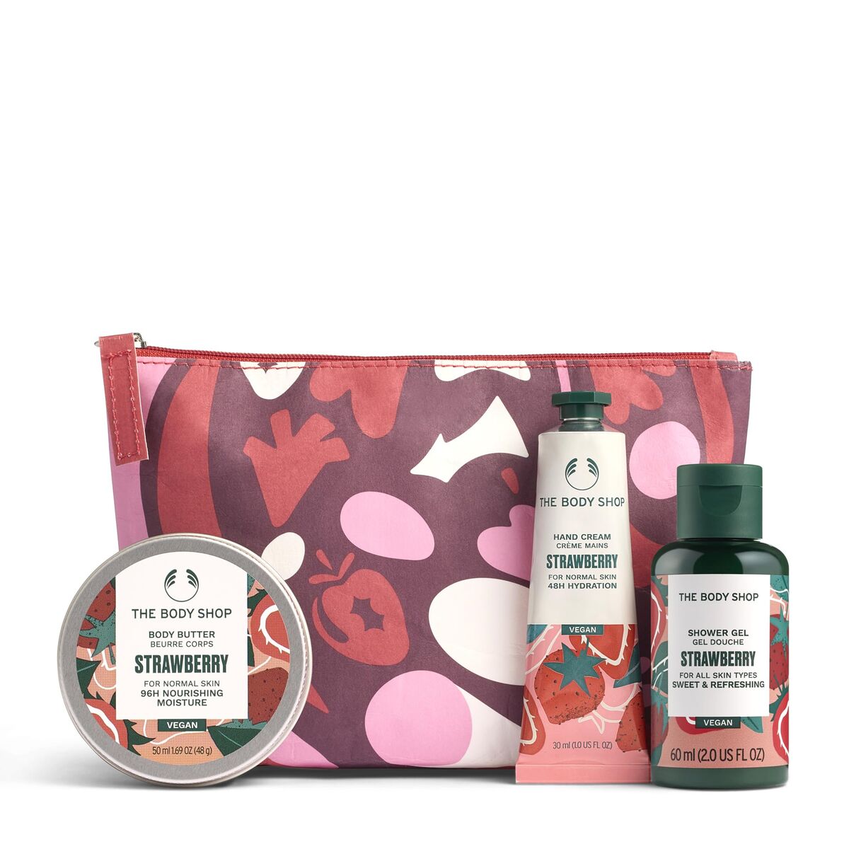 Conjunto de Cosmética Mulher The Body Shop STRAWBERRY — AgoraCompras.pt